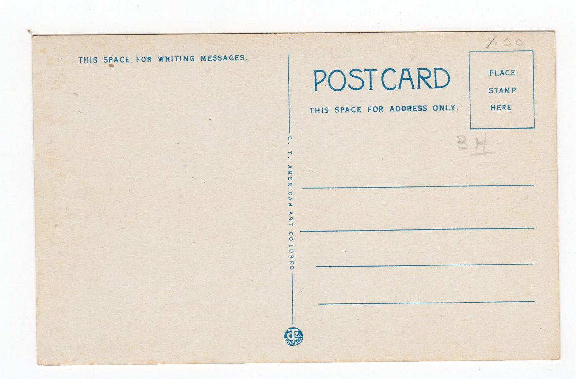 White border postcard. Edwards Mill, Kennebec River, Augusta, Maine ...
