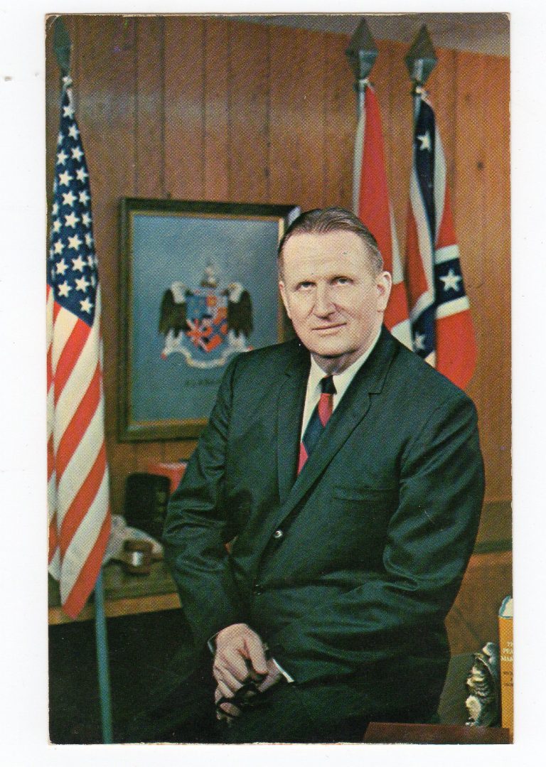Chrome postcard. Jim Allen, Lt Governor, Alabama. Gadsden, Alabama ...