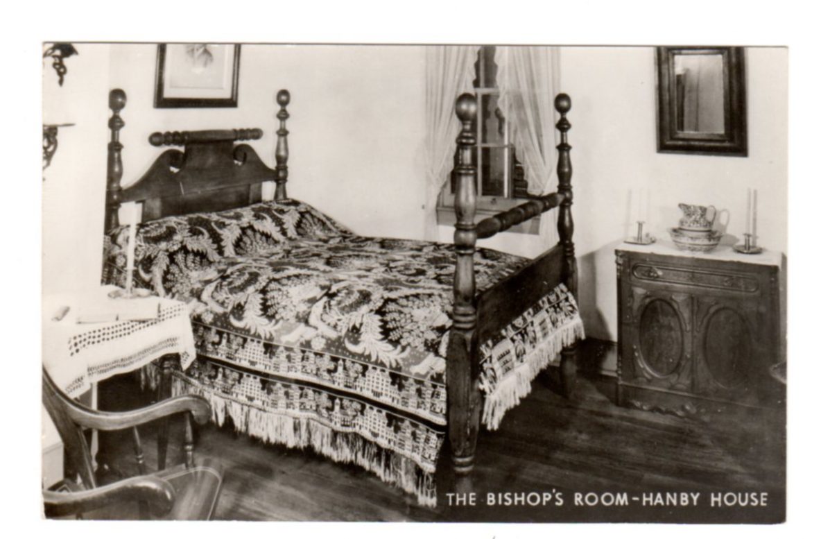 Real Photo Postcard. The Bishop’s Room, Hanby House, Westerville, Ohio ...