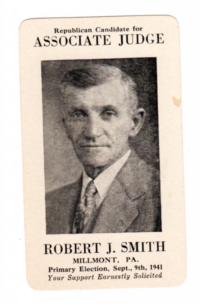 Republican candidate for Associate Judge, Robert J Smith, Millmont ...