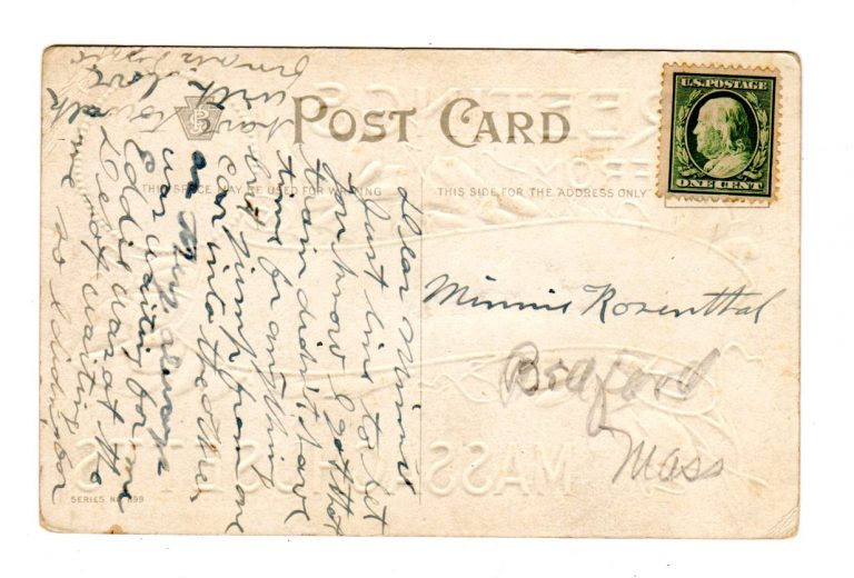 Old postcard. Greetings from Dover, Massachusetts. Embossed. | Jackie's ...