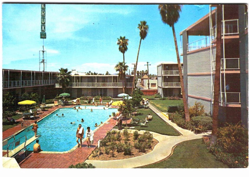 Chrome Postcard. Sahara Motor Hotel, Phoenix, Arizona. | Jackie's ...