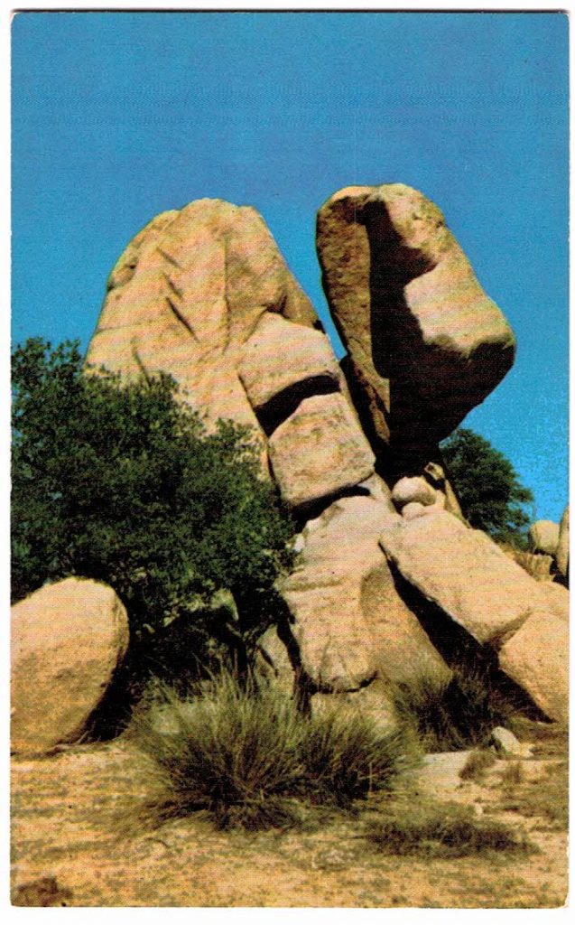 Chrome Postcard. Fantastic Rock Formations, along the highway between ...