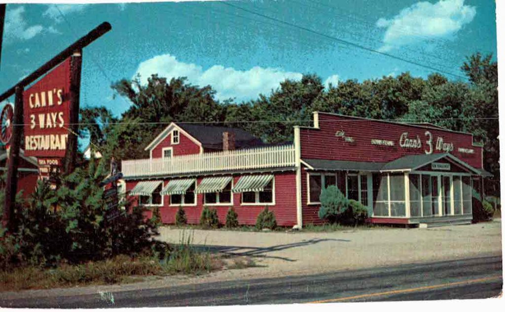 Chrome postcard. Cann’s 3-Ways Restaurant, Hillsboro, New Hampshire ...