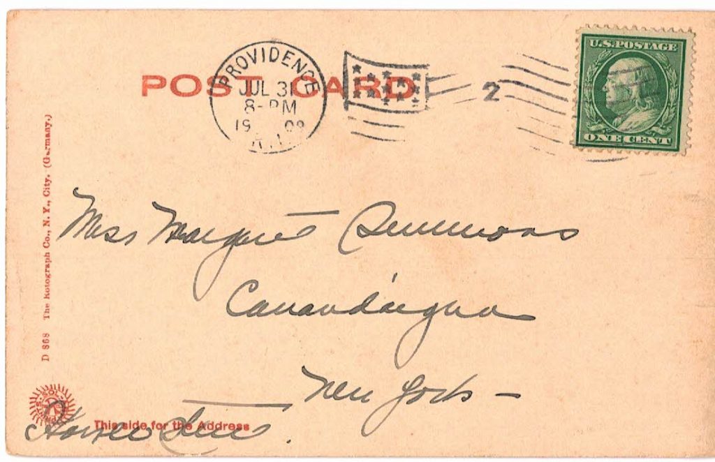 Old postcard. Betsy Williams Cottage in Roger Williams Park, Providence ...