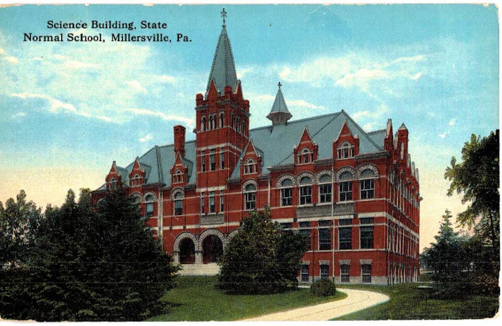 Old postcard. Science Building, State Normal School, Millersville ...