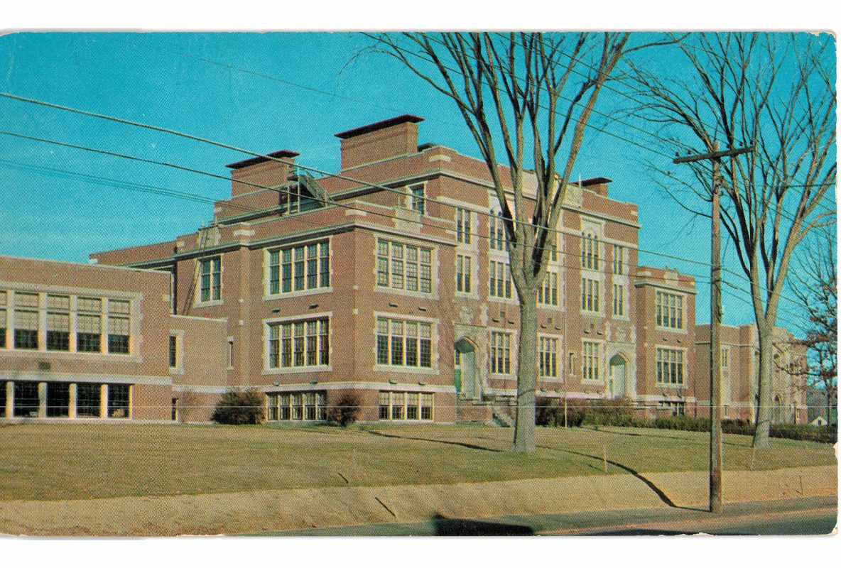 Chrome postcard. Waterville High School, Waterville, Maine. | Jackie's ...