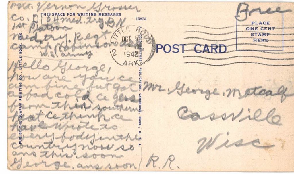 Linen postcard. State Capitol, Little Rock, Arkansas. 1942. | Jackie's ...