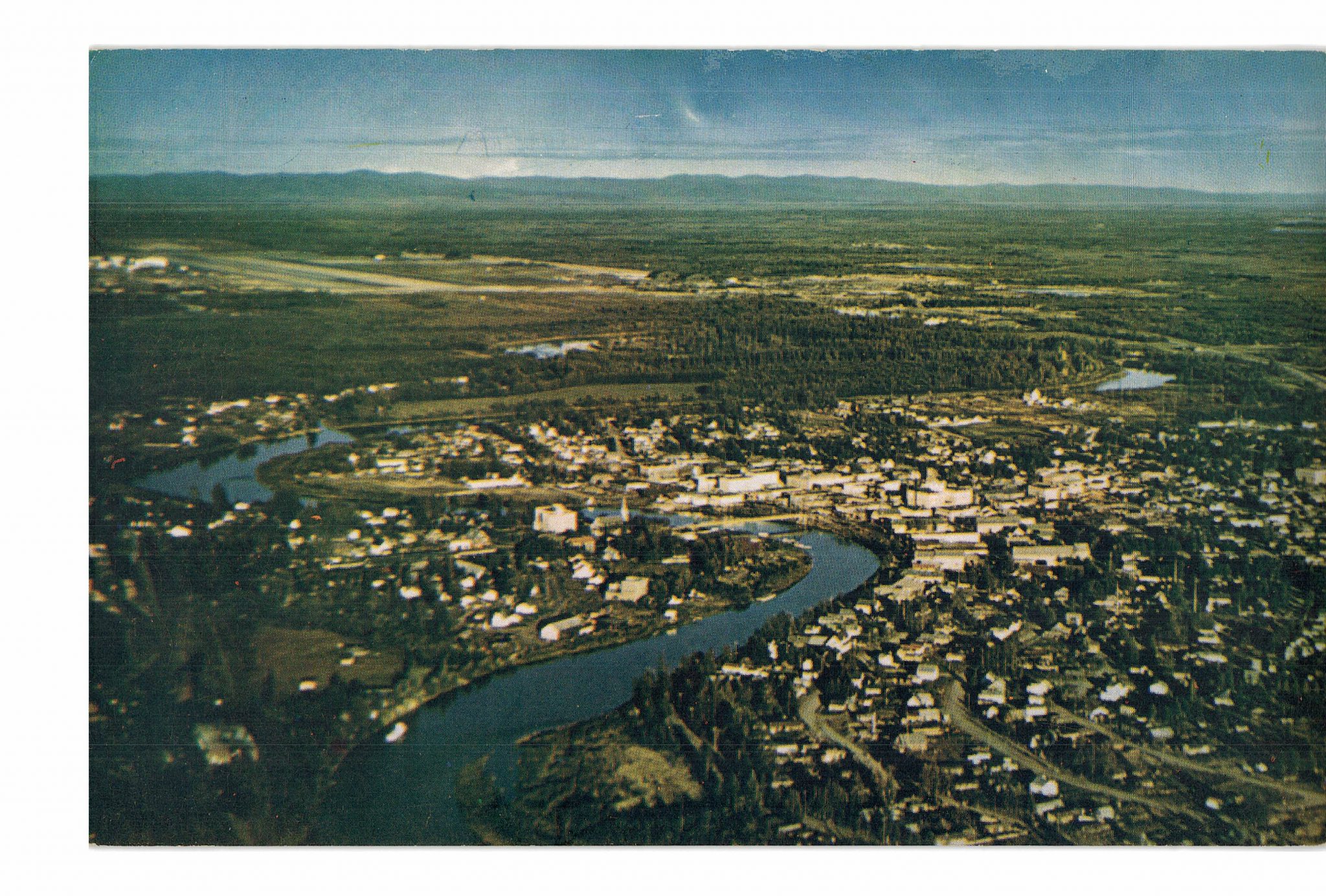Linen postcard. USAF, Interdenominational Chapel at the Brookley Air ...