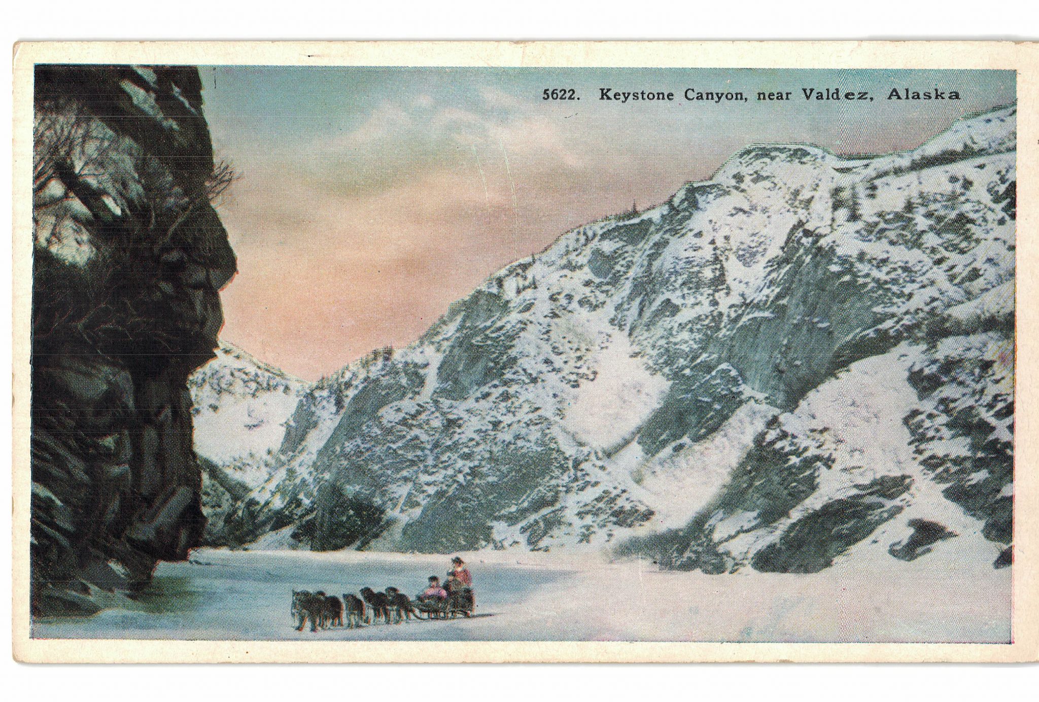 Linen postcard. USAF, Interdenominational Chapel at the Brookley Air ...