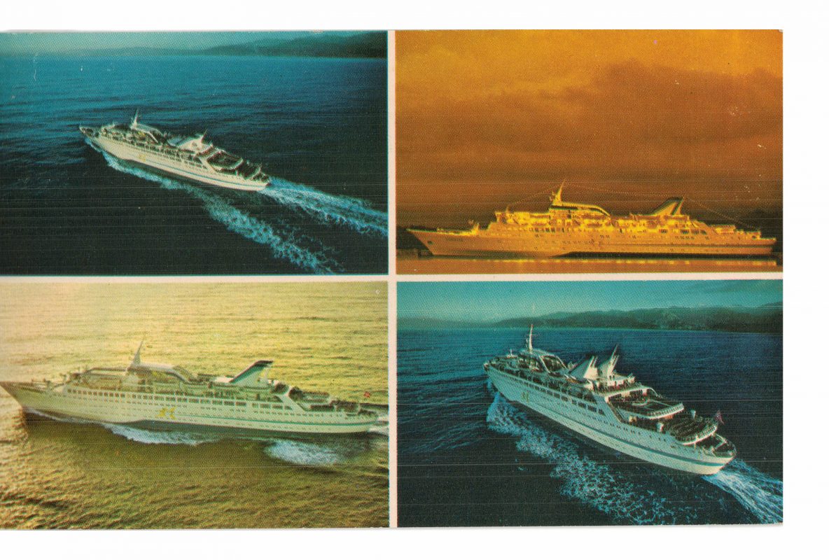 Chrome postcard. Norwegian Caribbean Lines Cruise Fleet, ships ...