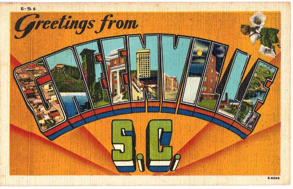 Linen postcard. The Land and Flag that I Love. United States Map. 1940 ...