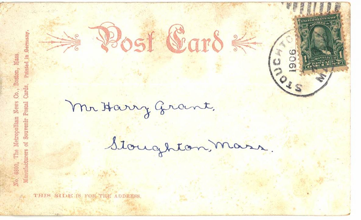 Old postcard. East Boston Ferry, East Boston, Massachusetts. Ship ...