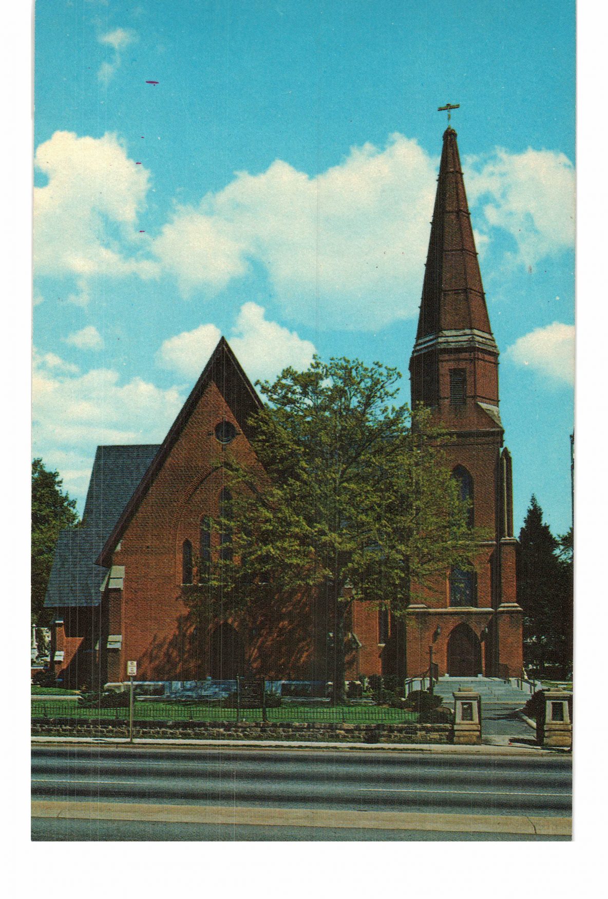 Chrome postcard. Christ Church, Episcopal, Greenville, South Carolina ...