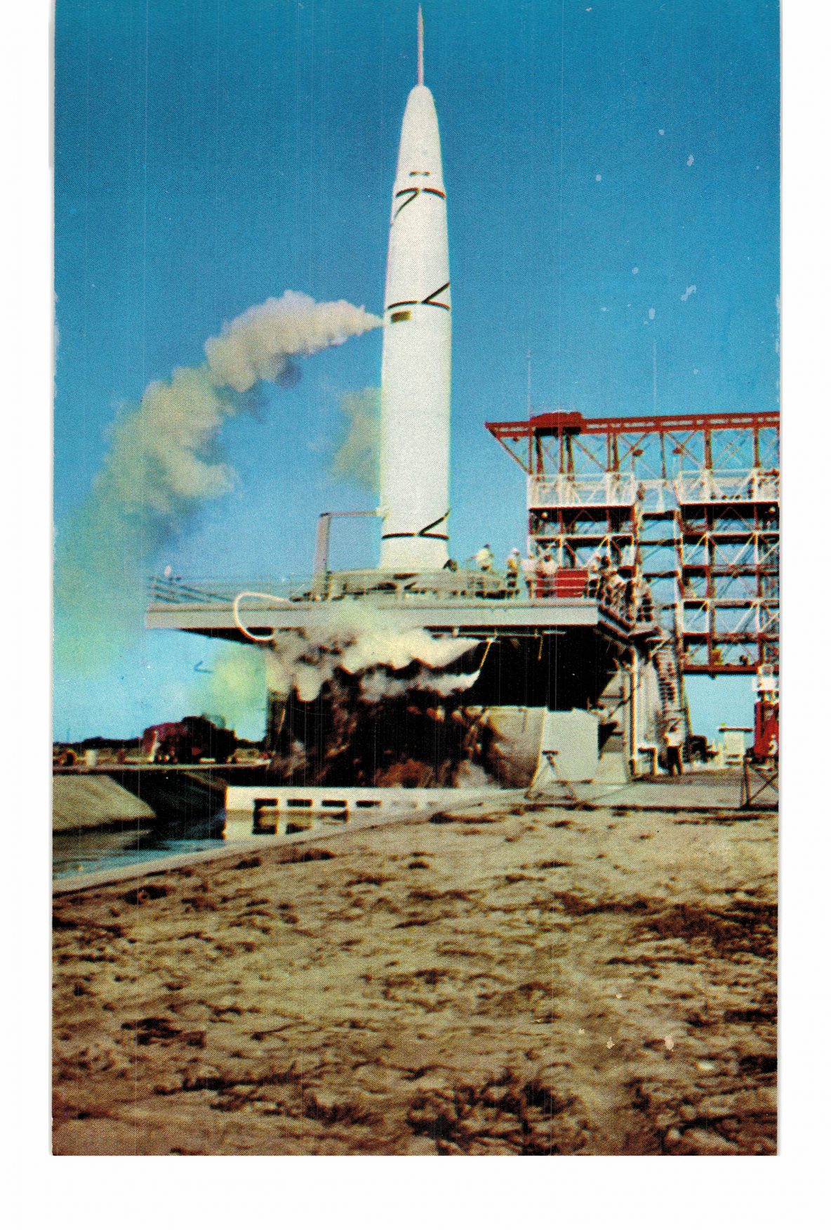 Chrome Postcard. Air Force Missile Test Center, Patrick Air Force Base ...