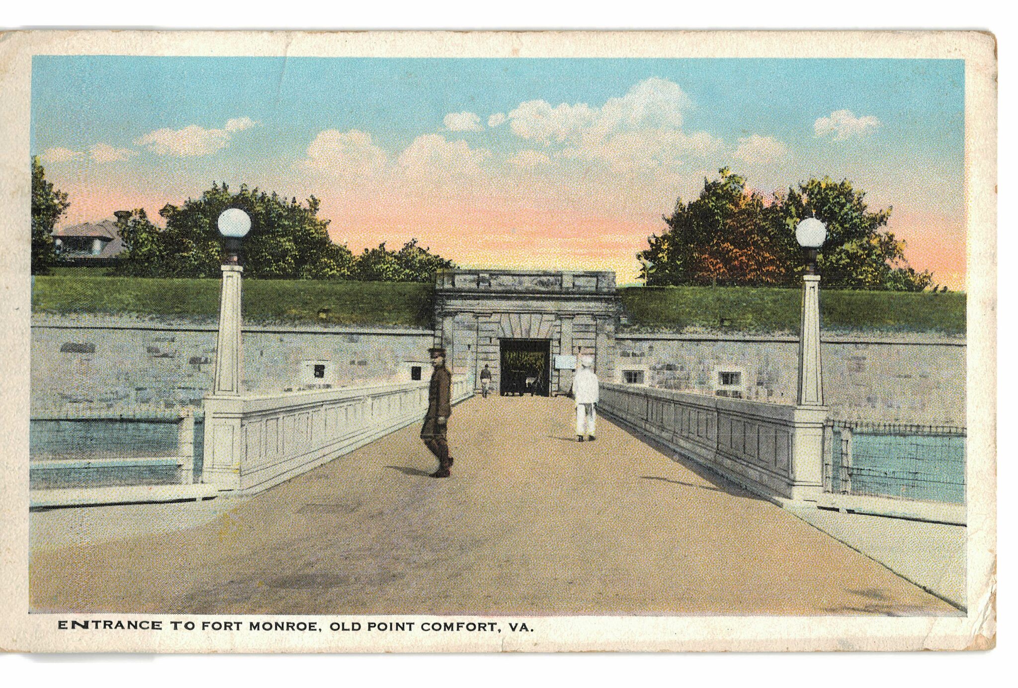White border postcard. Staunton Military Academy, Staunton, Virginia ...
