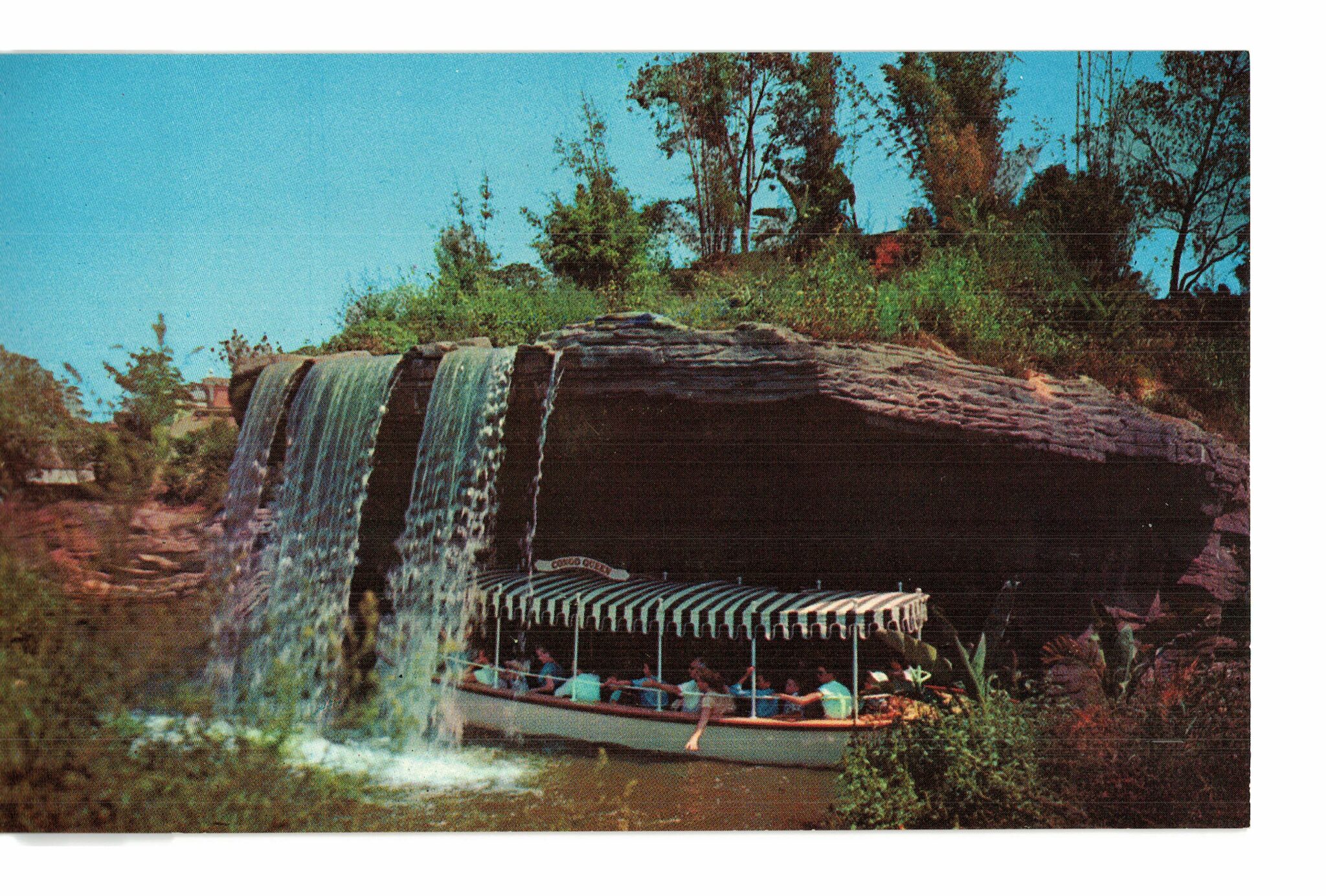 Chrome postcard. Disneyland, Anaheim, California. Congo Queen ...